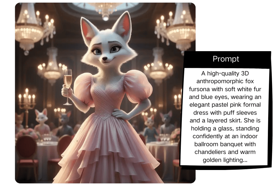 Furry AI Art Generator – Create Custom Fursona Characters with Bylo.ai